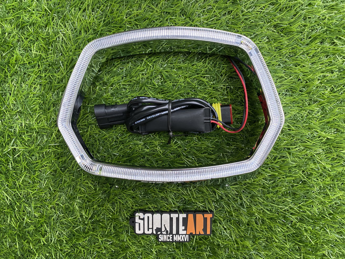Jual List Headlamp LED Original SIP Chrome Series For Vespa Matic ...