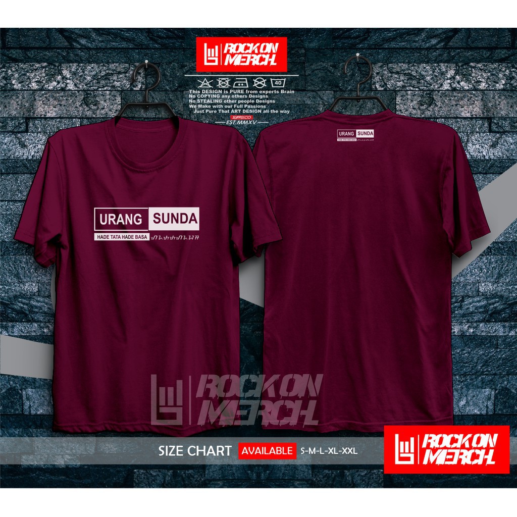 Jual Kaos Baju Urang Sunda Hade Tata Hade Basa Official Kaos Sunda Kata ...