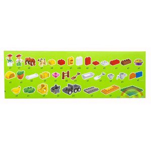 Jual Lego Duplo Anak anak JDLT 5206 Fun Farm Ranch Building Blocks ...