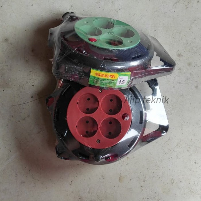 Jual Kabel roll type 15 Sparta colokan 4 lubang 7 mtr sparta | Shopee ...