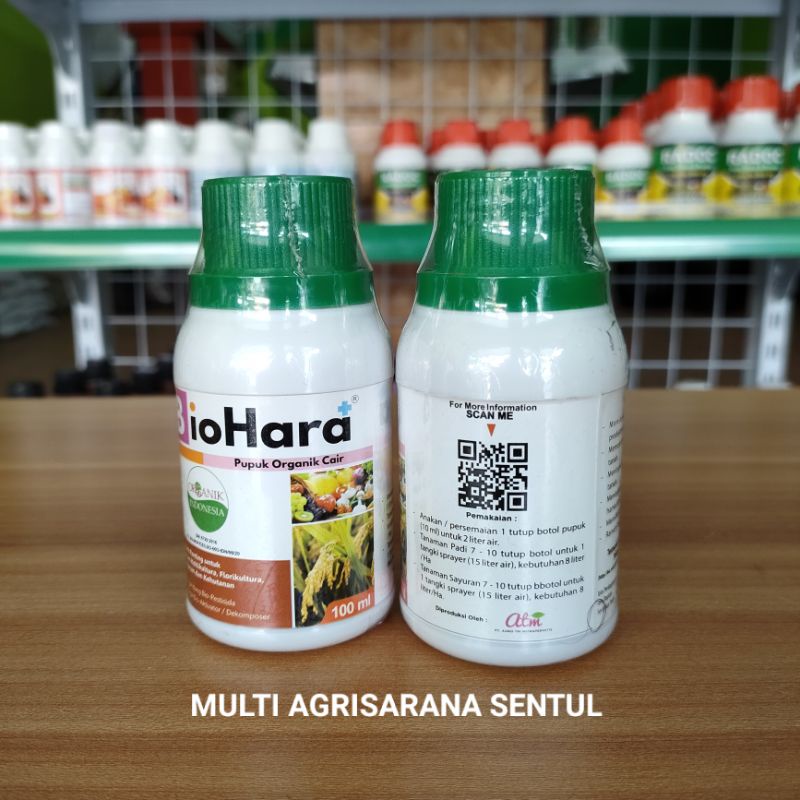 Jual Isi 100 ml. Pupuk Organik Cair BioHara Plus untuk pertumbuhan ...