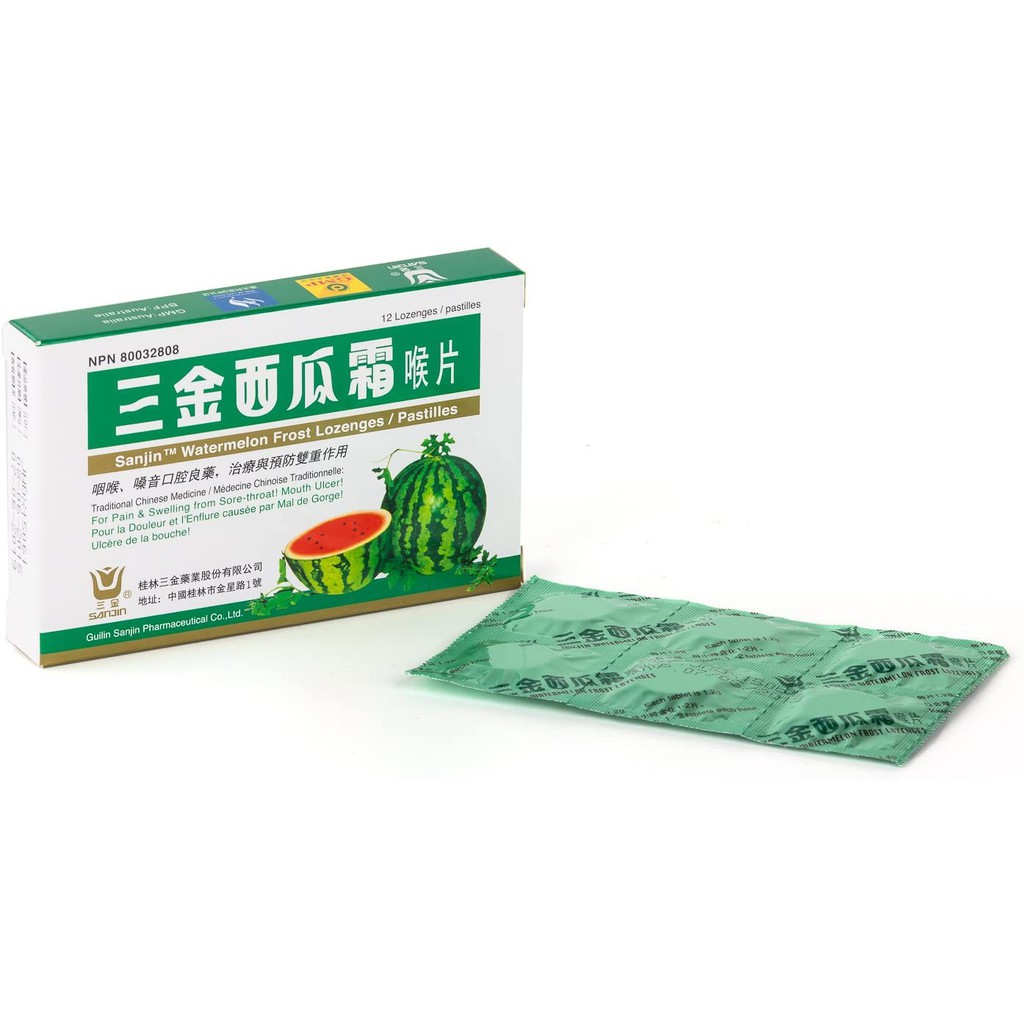 Jual Sanjin Watermelon Frost Lozenges Obat Sariawan Dan Radang ...