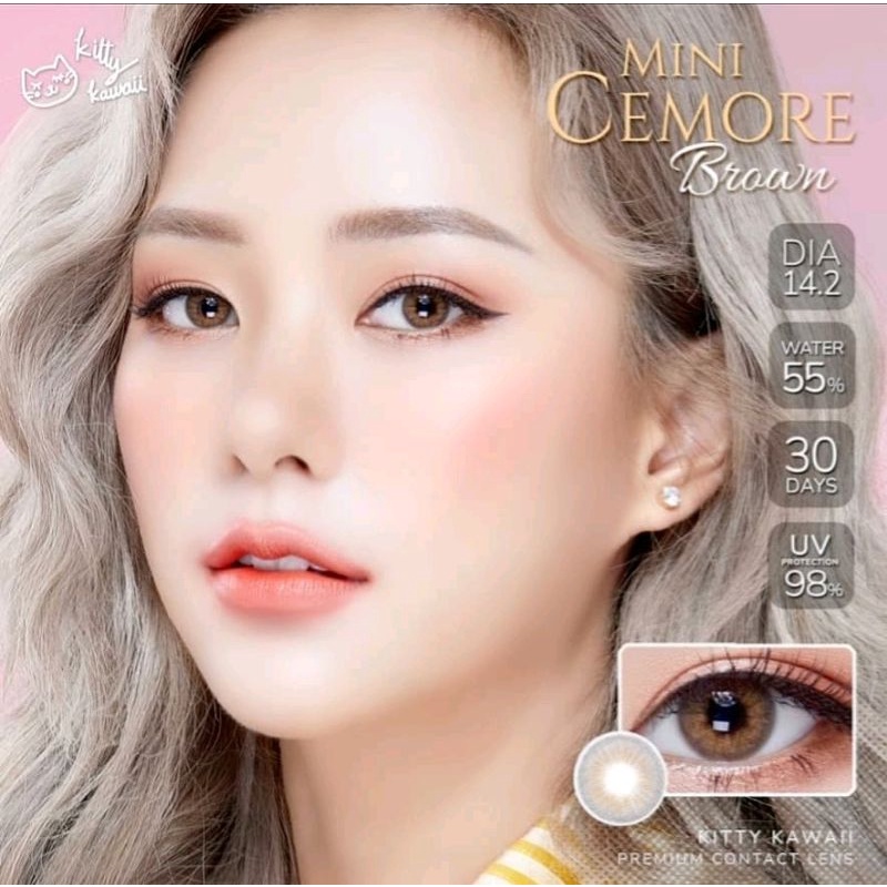 Jual SOFTLENS MINI CEMORE by KITTYKAWAII ( NORMAL & MINUS ) | Shopee ...