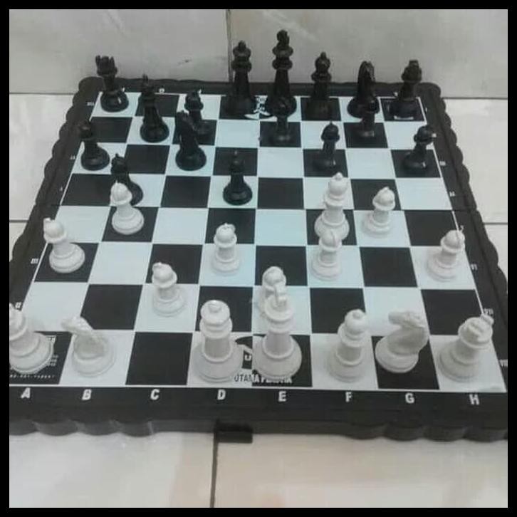 Jual Papan Catur Permainan Kayu Board Game Ukuran Jumbo Xl Besar Bidak ...