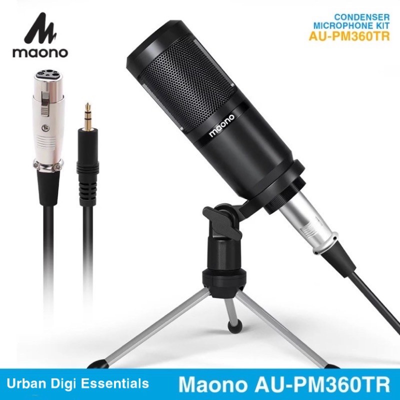 Jual Maono AU PM360TR - XLR Consenser Microphone | Shopee Indonesia