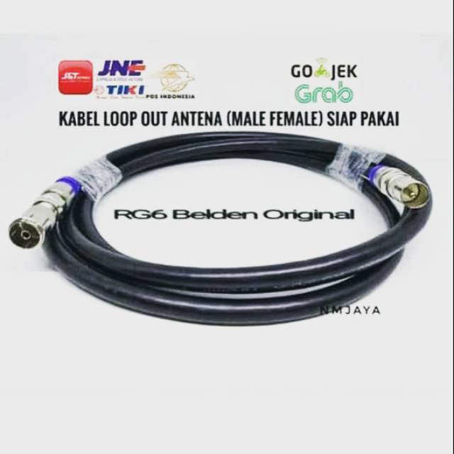 Jual Kabel TV Loop Out 3Meter Konektor Male Female Set Top Box atau ...