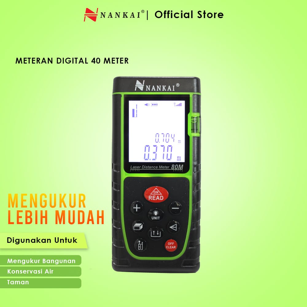 Jual Meteran Digital 40 Meter Nankai | Shopee Indonesia