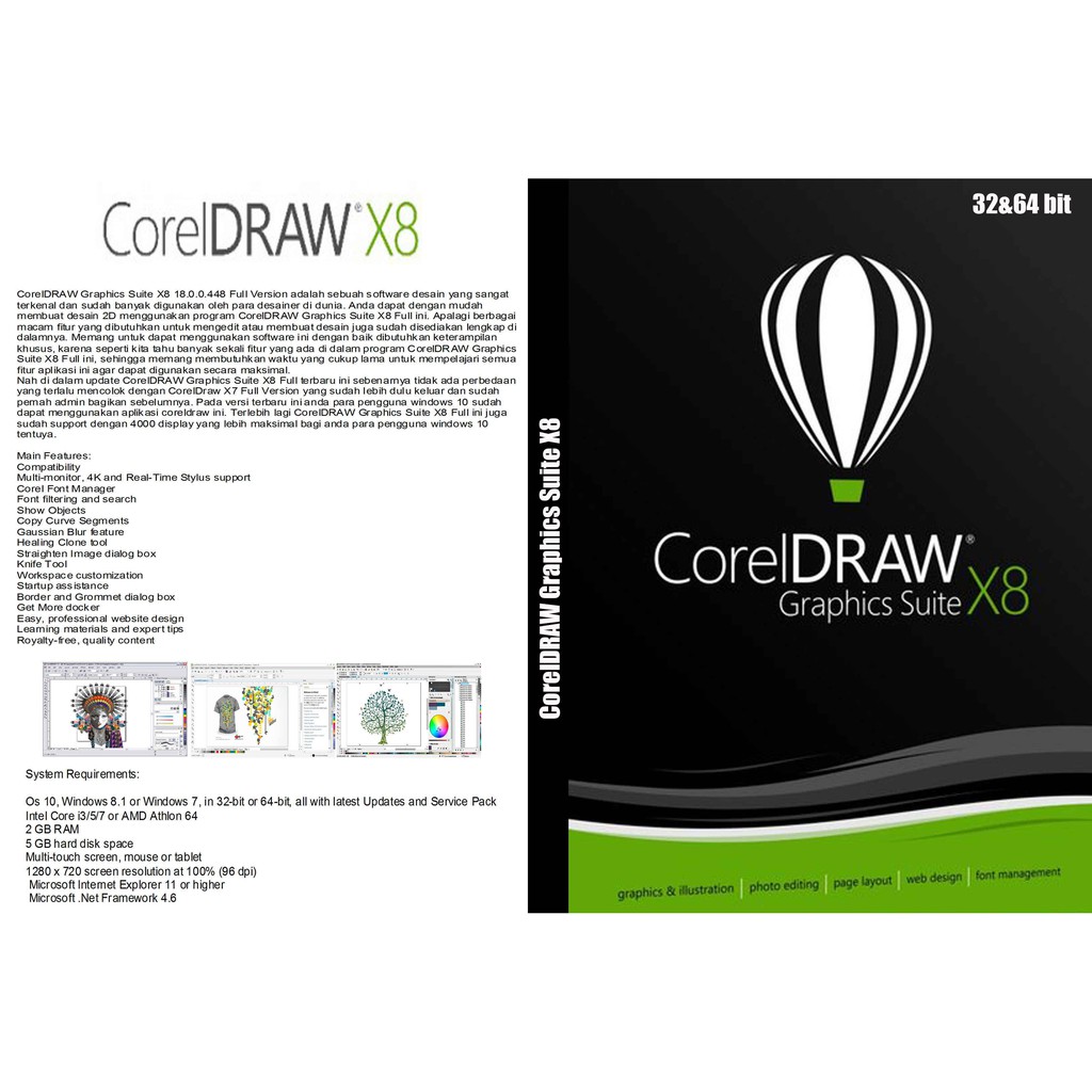 Jual PROGRAM PC CorelDRAW Graphics Suite X8 | Shopee Indonesia