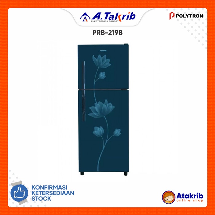 Jual POLYTRON KULKAS 2 PINTU PRB-219B Kapasitas 210 Liter | Shopee ...