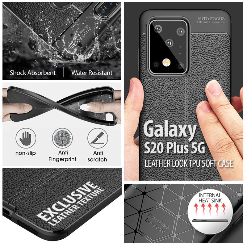 Jual Samsung Galaxy S20 Plus 5G - Leather Look TPU Soft Case | Shopee Indonesia