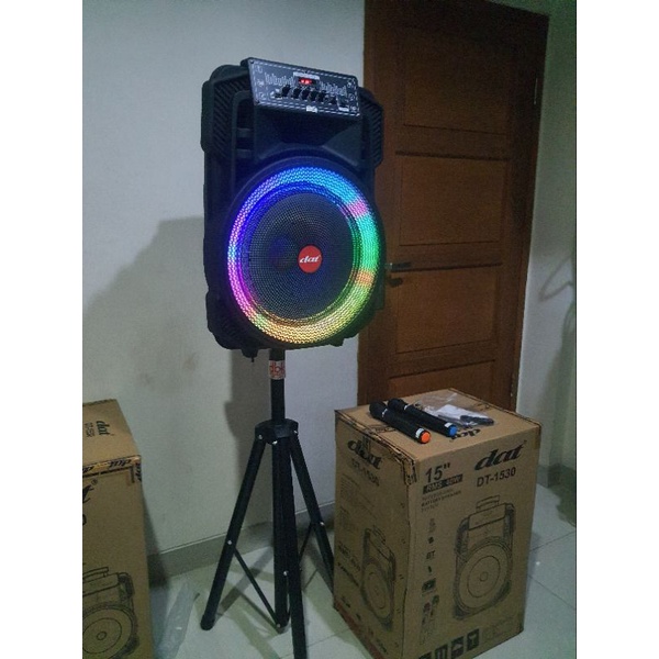 Jual speaker dat 1530 plus tripod speaker aktif dat 15 inch | Shopee ...