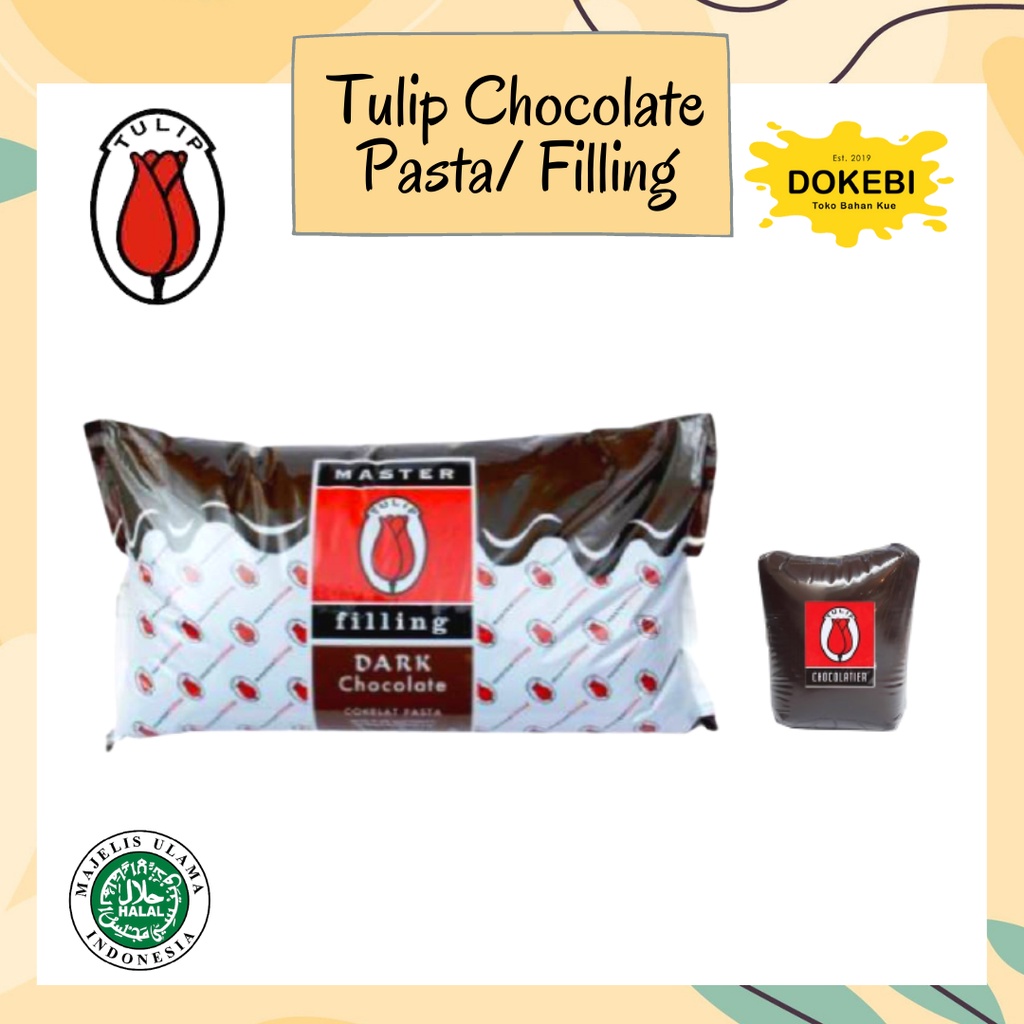 Jual TULIP Chocolate Filling 1 kg / Filling Coklat / Chocolate Filling ...