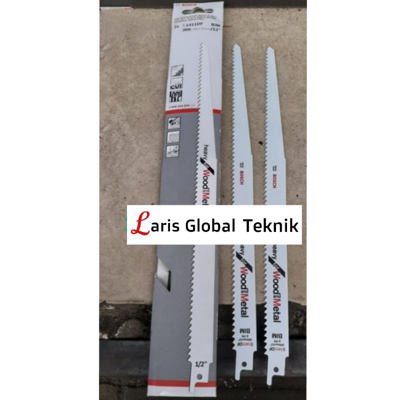 Jual Mata Gergaji Reciprocating Saw Sabre Saw Bosch S1411DF (2 pcs ...