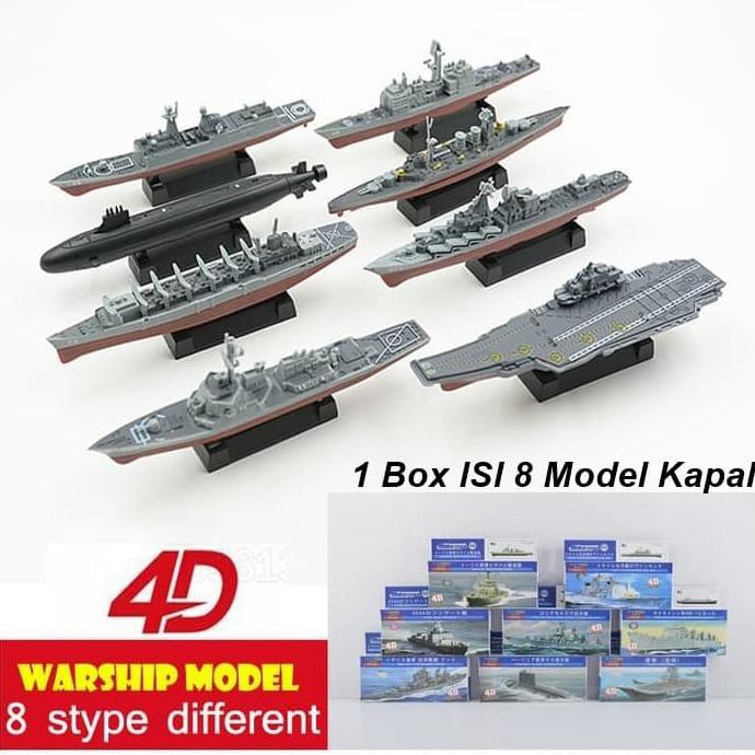 Jual Diecast miniatur Kapal Perang 8 set | Shopee Indonesia