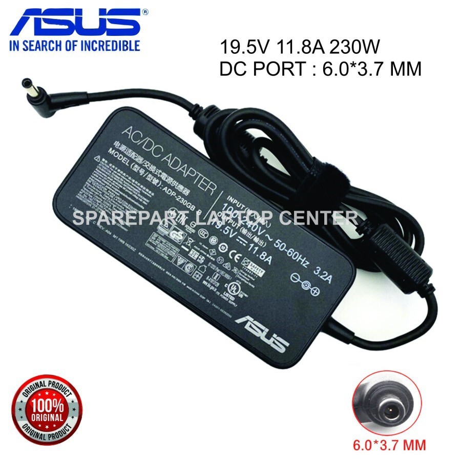 Jual ADAPTOR CHARGER ASUS ROG STRIX G15 G512 G512l G512li G512lu G512lv ...