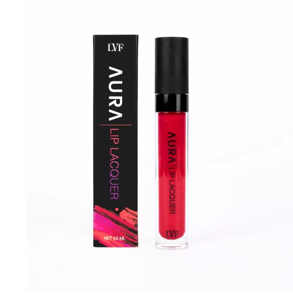 Jual AURA Lip Lacquer Red Hot by LVF Cosmetics - Aura Kasih Lipstick | Shopee Indonesia