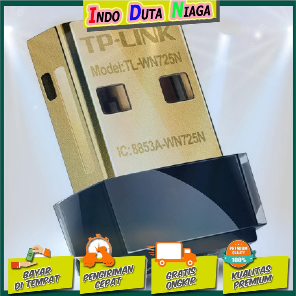 Jual IDN TECH - TP-LINK Wireless Nano USB Adapter N150 - TL-WN725N ...
