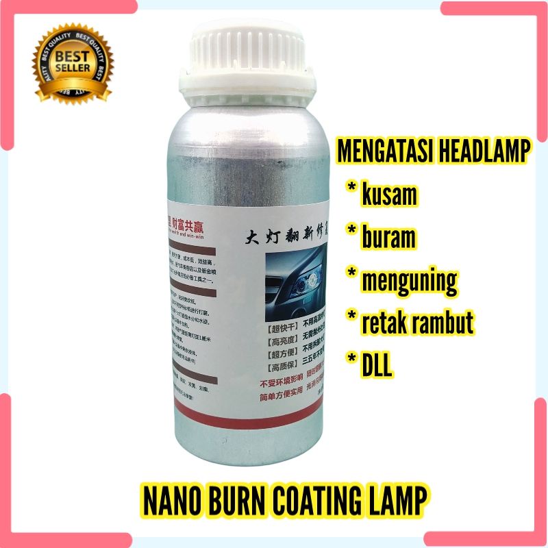 Jual LIQUID NANO BURN COATING HEADLAMP LIQUID PEMBENING HEADLAMP CAIRAN ...