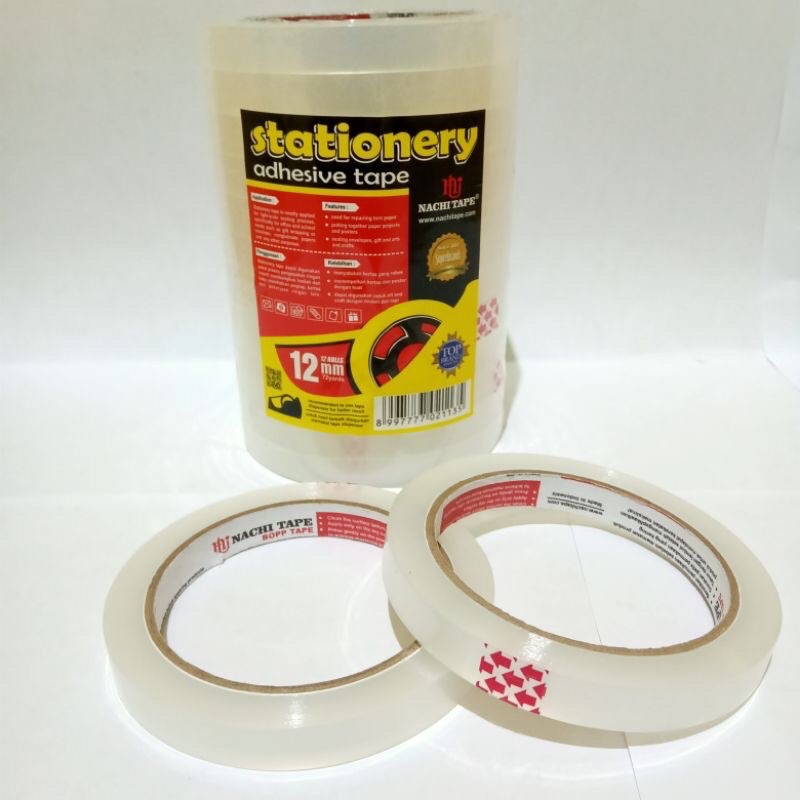 Jual (1pcs) Solatip Isolasi SHR Bening 12MM Nachi 1/2 Inchi 1 | Shopee ...