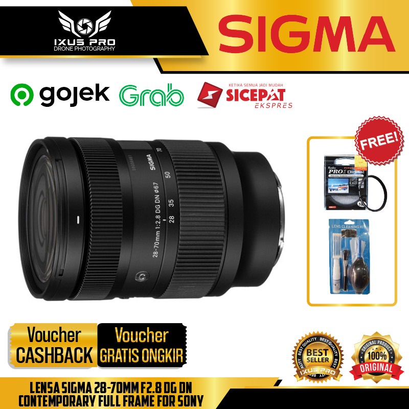 Jual Lensa Sigma 28-70mm F2.8 DG DN Contemporary Full Frame For Sony ...