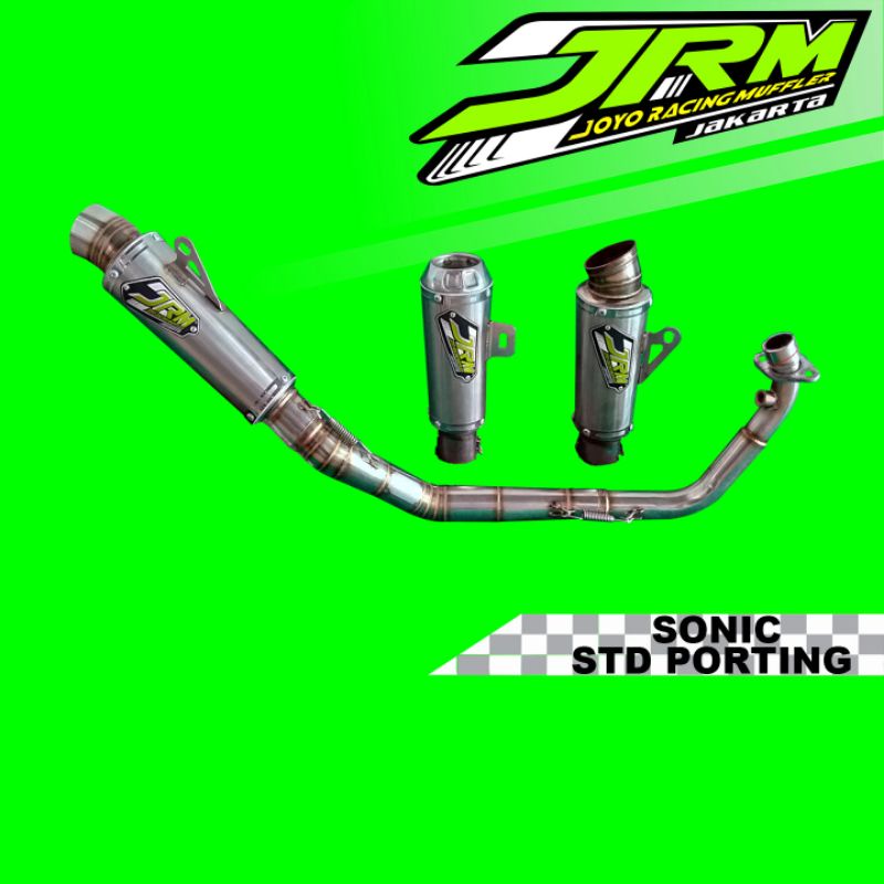 Jual Knalpot Racing Sonic Porting JRM | Shopee Indonesia