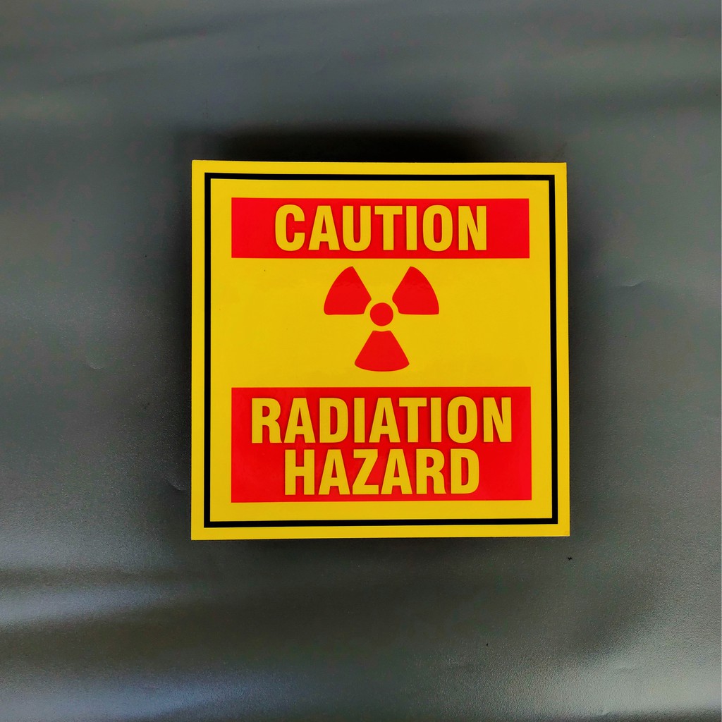 Jual Stiker Radiation Hazard | Stiker Peringatan Bahaya Radiasi ...