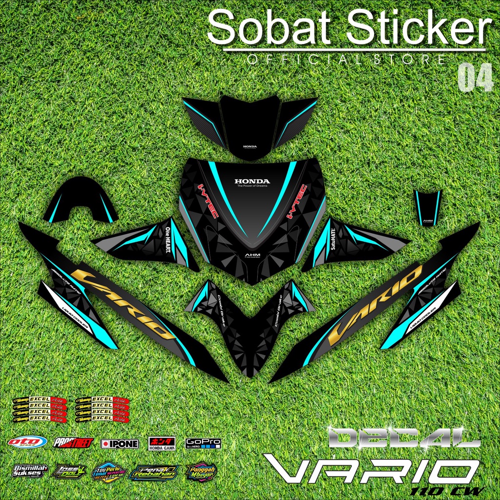 Jual DECAL FULL BODY VARIO KARBU 110 CW - DECAL STICKER FULL BLOCK ...