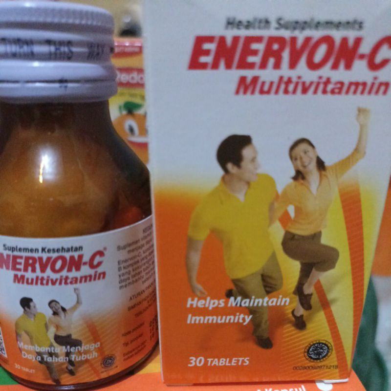 Jual Enervon C tab 30'S | Shopee Indonesia