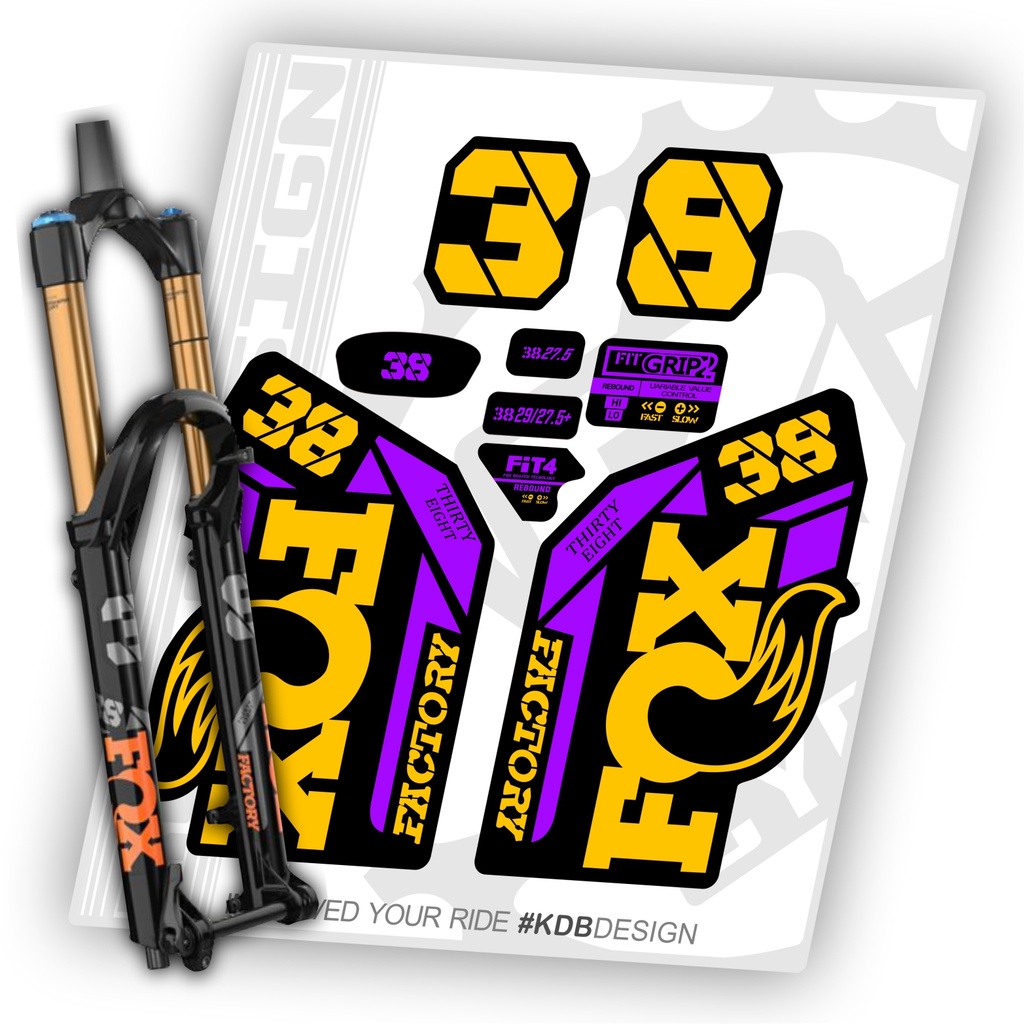Jual decal fork FOX 38 FLOAT FACTORY 2021 ter baru Klaten Decal Bike ...