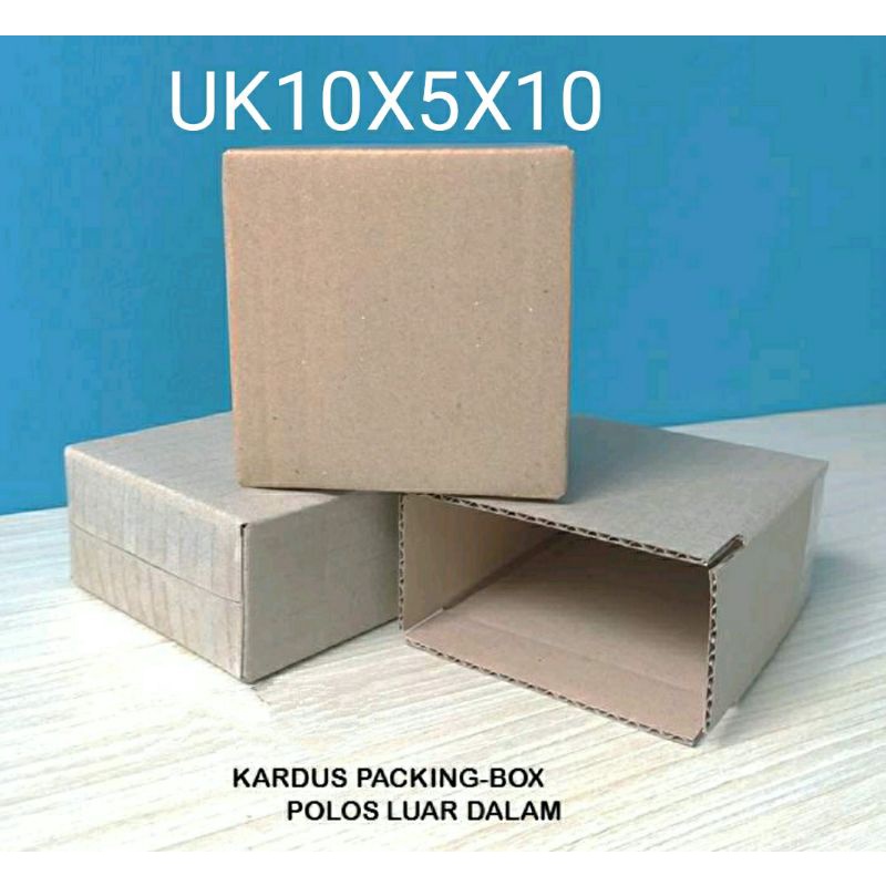 Jual kardus polos uk 10x5x10cm packing box | Shopee Indonesia