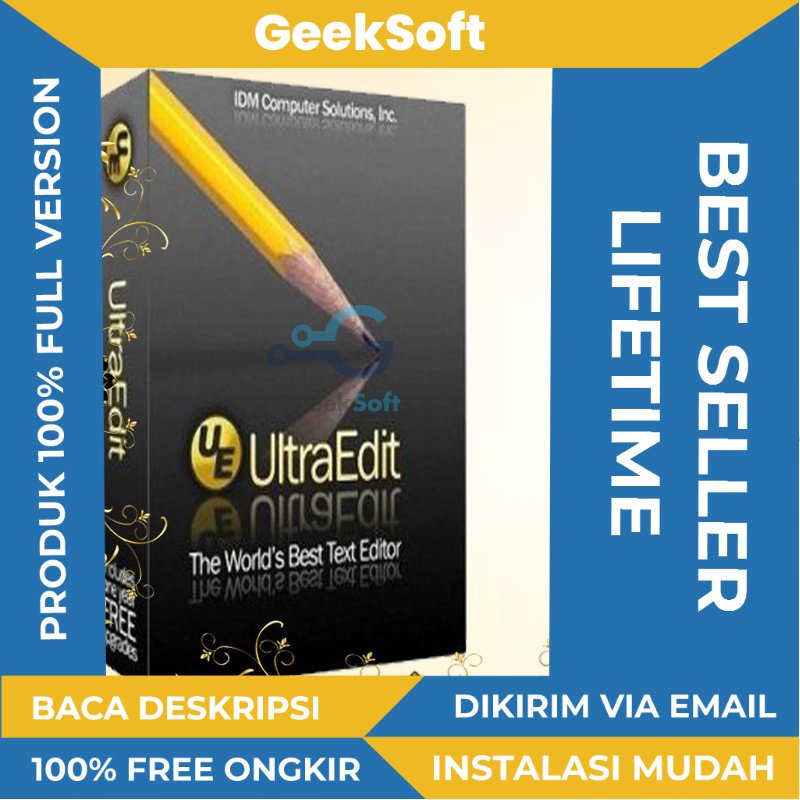 Jual IDM UltraEdit 28 Pro Text Coding Edit Pro - untuk mengedit teks dan kode dengan fitur yang ...