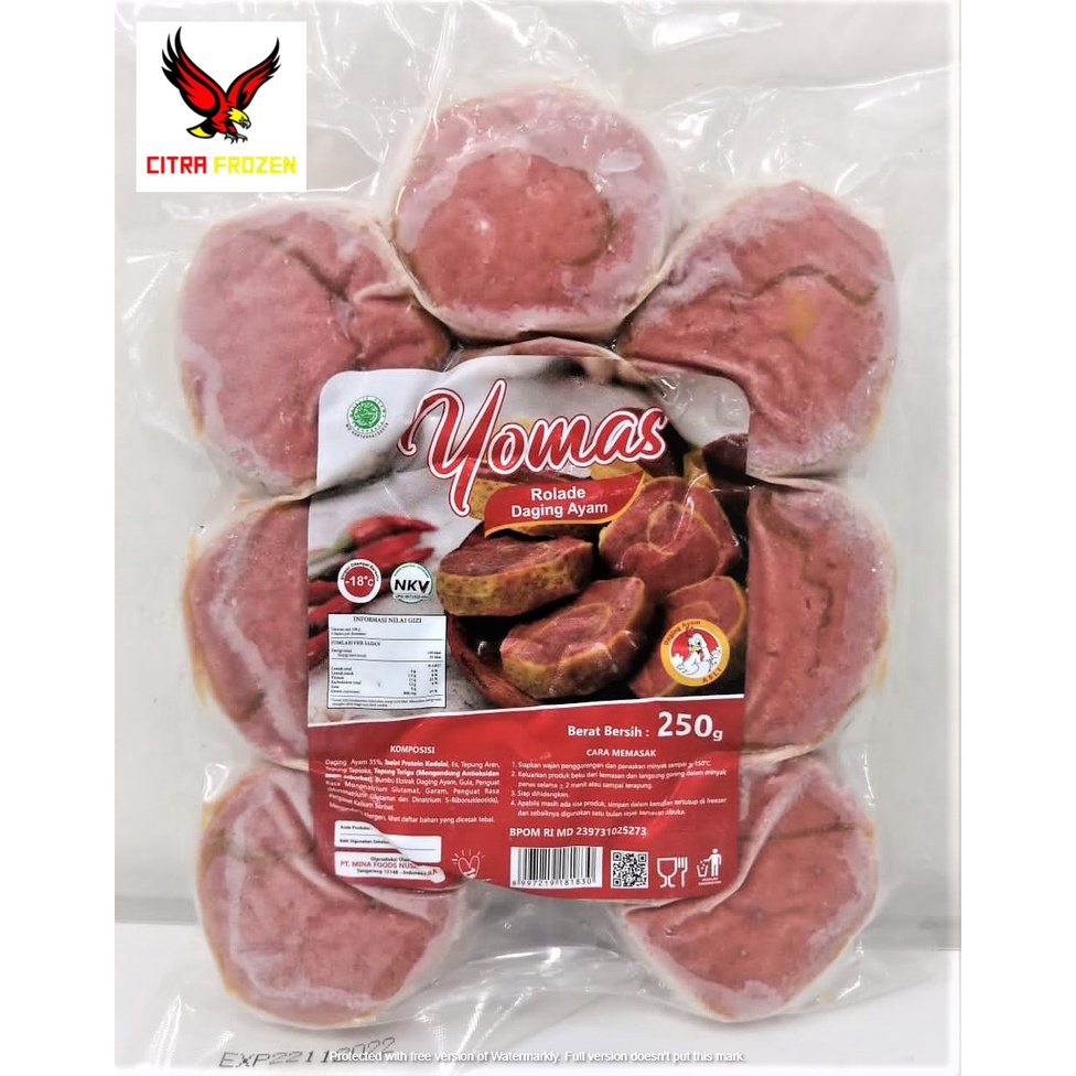Jual Yomas Rolade Ayam 250gr | Shopee Indonesia