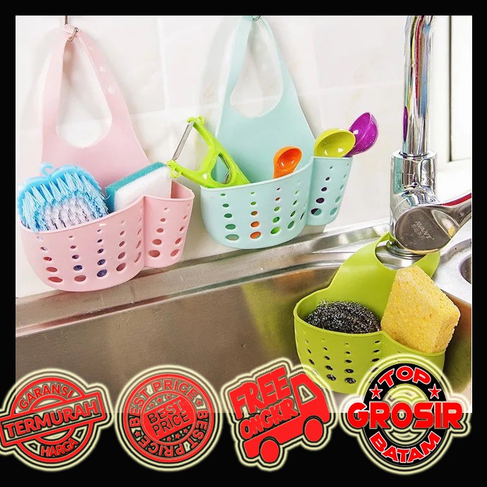 Jual TOPGROSIRBATAM | GANTUNGAN WASTAFEL TEMPAT SIMPAN SABUN, SPONGE ...