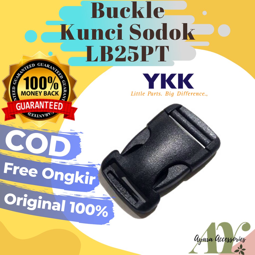 Jual BUCKLE TAS YKK / KUNCI SODOK LB25PT | Shopee Indonesia