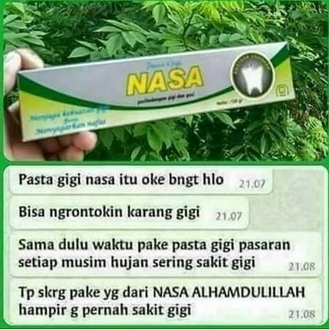 Jual Pasta Gigi Nasa ( Odol Nasa Pemutih Gigi ) | Shopee Indonesia