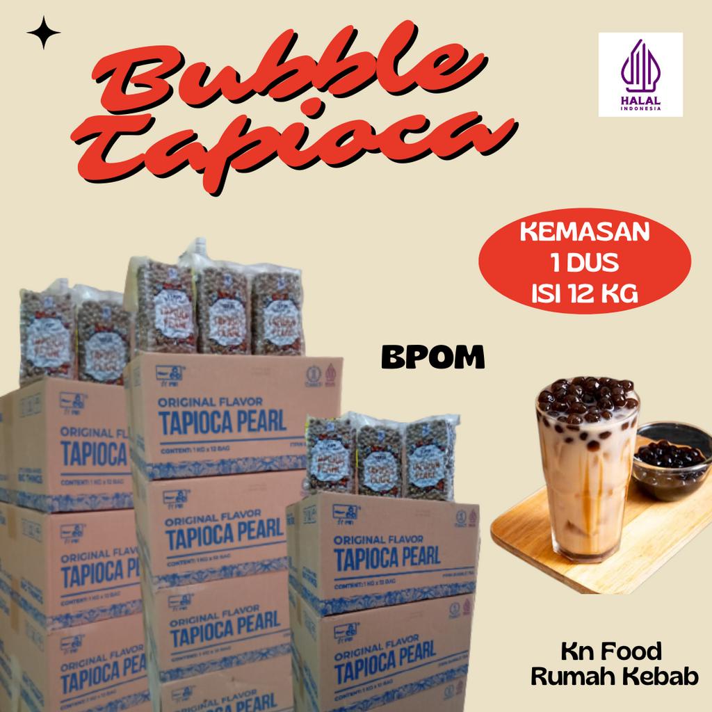 Jual Bubble Tapioca Pearls 1 dus kemasan 12 kg -Bubble 1 DUS 12kg ...
