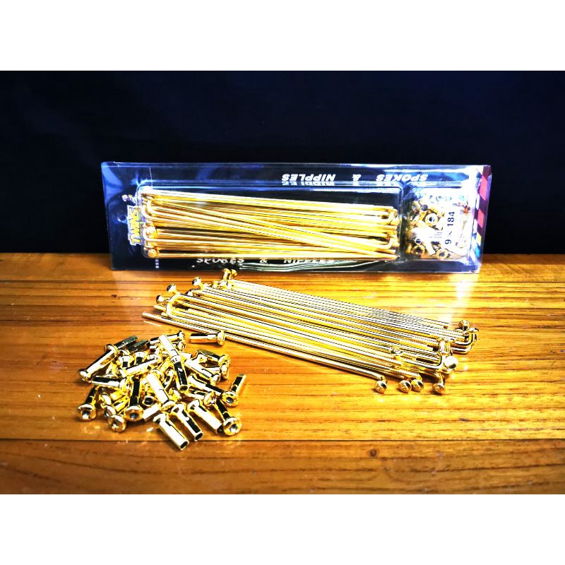 Jual Jari jari ruji velg motor gold emas ring 14 16 17 universal ...