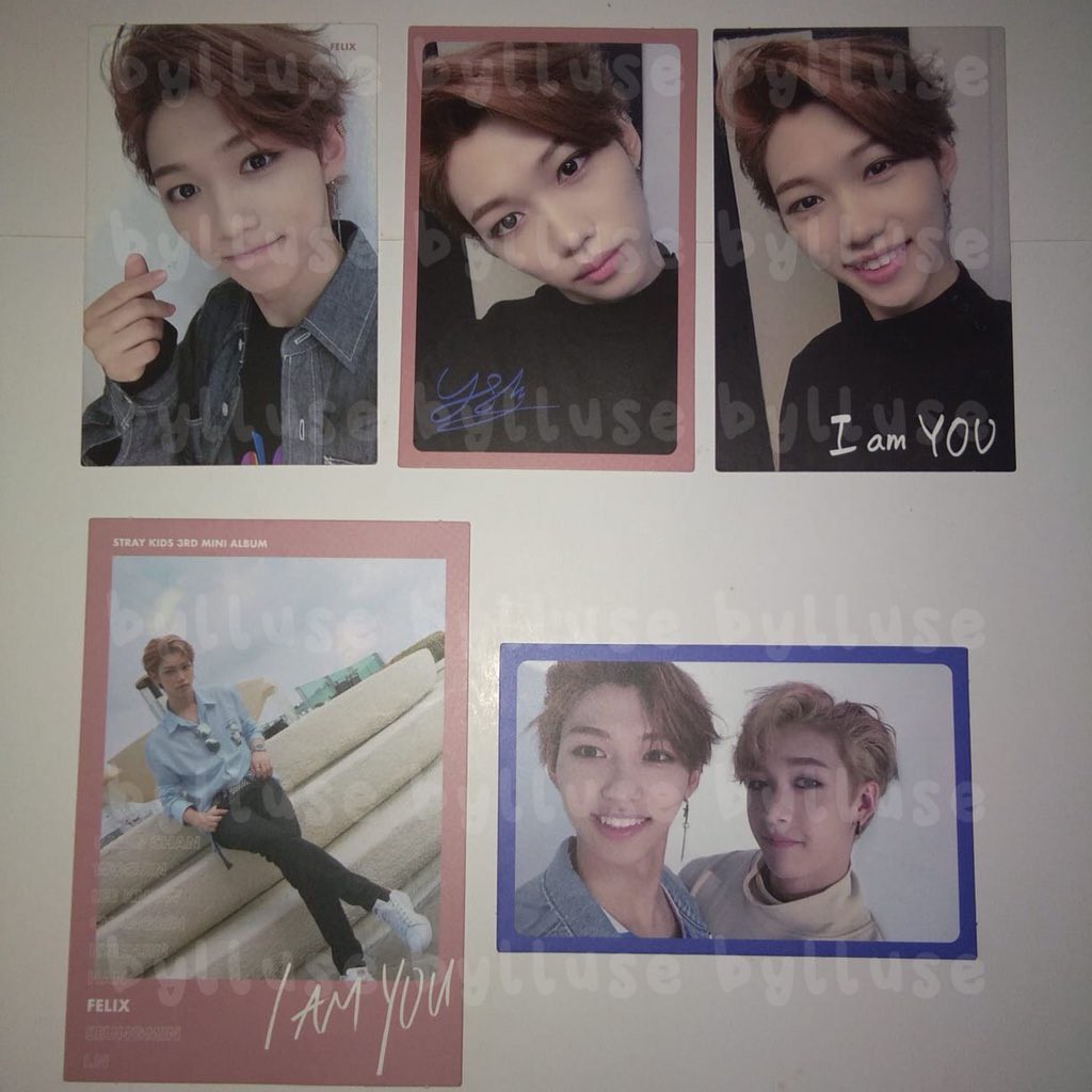 Jual official photocard pc felix stray kids skz i am you imy normal ...