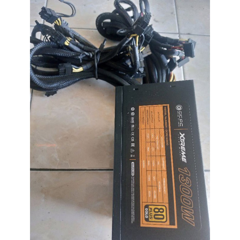 Jual PSU OCPC Extreme 1300W 80+ GOLD bekas Desain | Shopee Indonesia