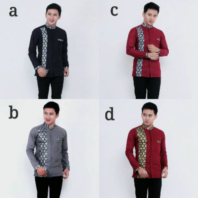 Jual Baju Koko Muslim Gus Azmi Syubbanul Muslimin Kombinasi Hadroh Azzahir Hilwa Ala Santri