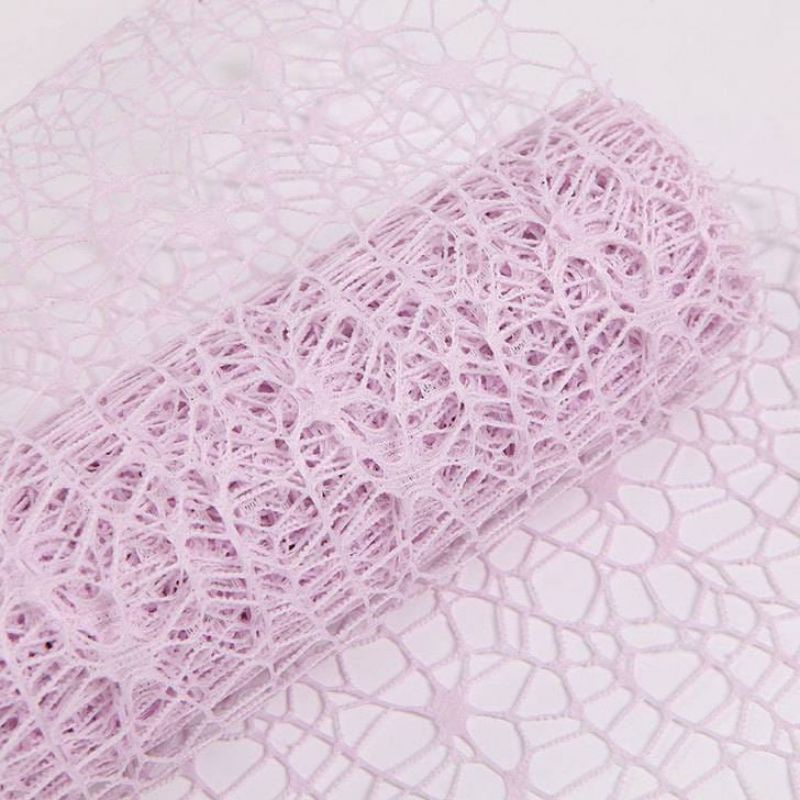 Jual Jaring Buket Bunga Model Spiderman Bulat Poly Net Round Korean ...