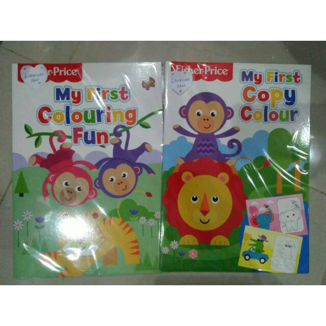 Jual Buku anak fisher price my first colouring fun my first copy colour ...