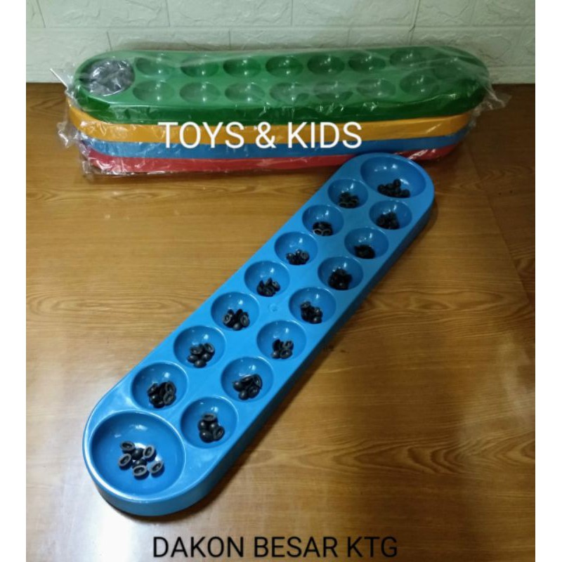 Jual Mainan Tradisional Congklak Besar Mainan Jadul Dakon | Shopee ...