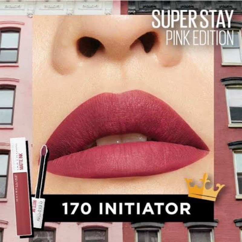 Jual MAYBELLINE SUPERSTAY MATTE INK 170 INITIATOR | Shopee Indonesia