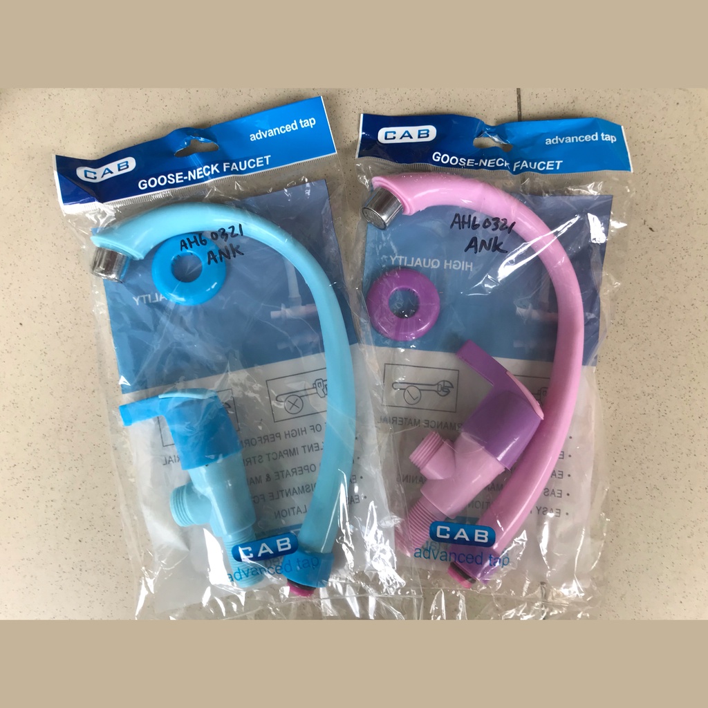 Jual Kran Angsa PVC CAB 1/2" Keran Angsa Tembok Bak Cuci Piring Plastik ...