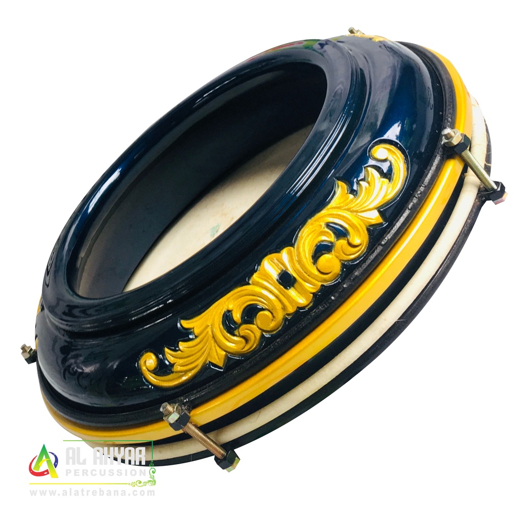 Jual bas banjari ukir ukuran 35 cm / rebana banjari | Shopee Indonesia