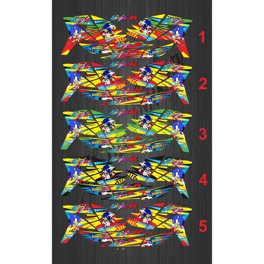 Jual STIKER STRIPING DECAL NINJA R/SS | Shopee Indonesia