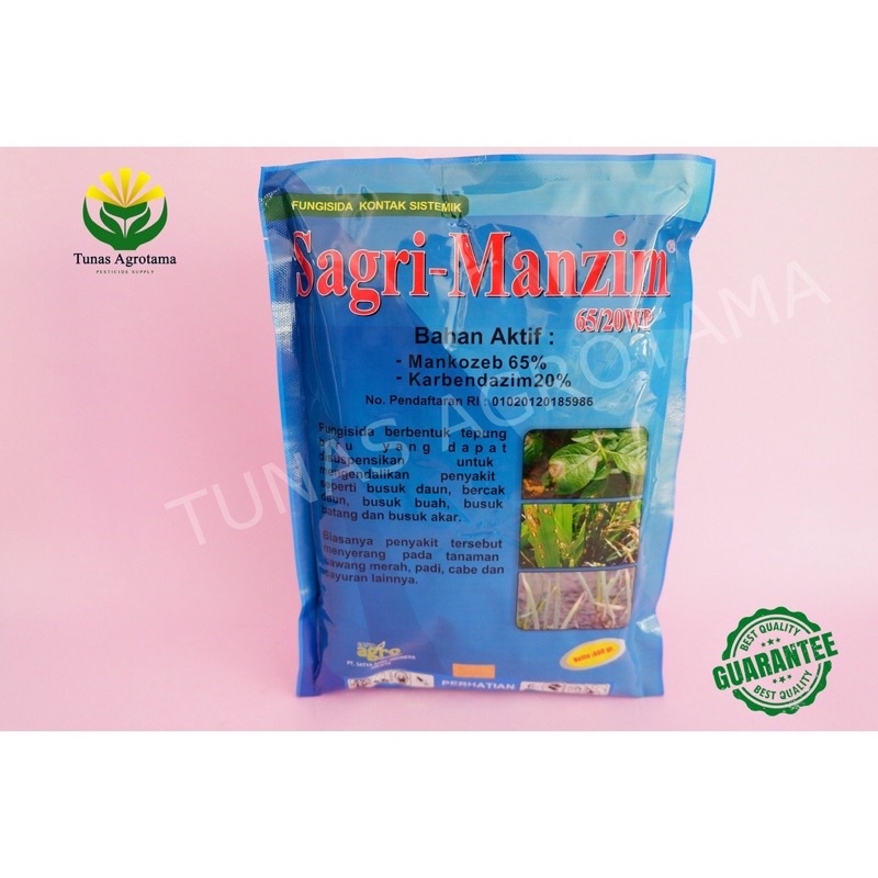 Jual Fungisida Sagri Manzim (mancozeb) fungisida hawar daun | Shopee ...