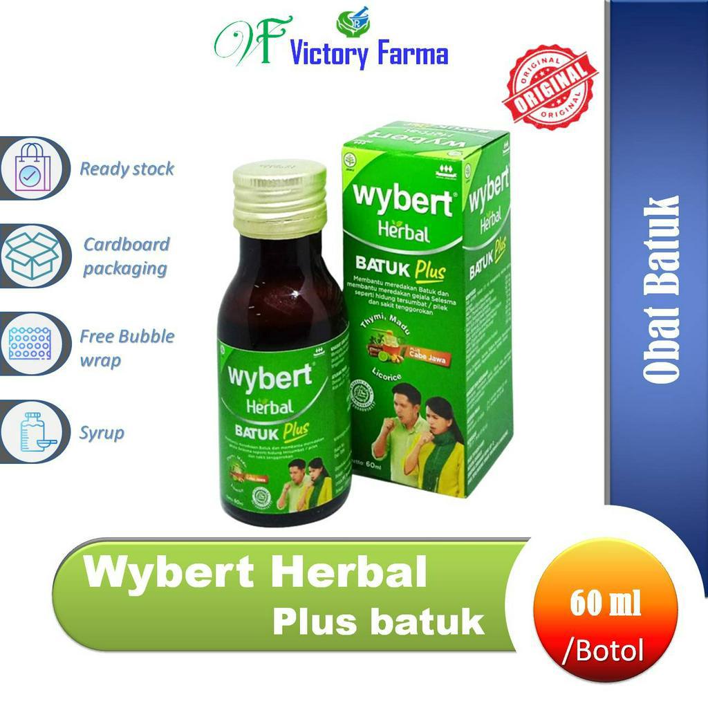 Jual Wybert Herbal Plus Battuk Botol @ 60 ml/ obat batuk berdahak ...