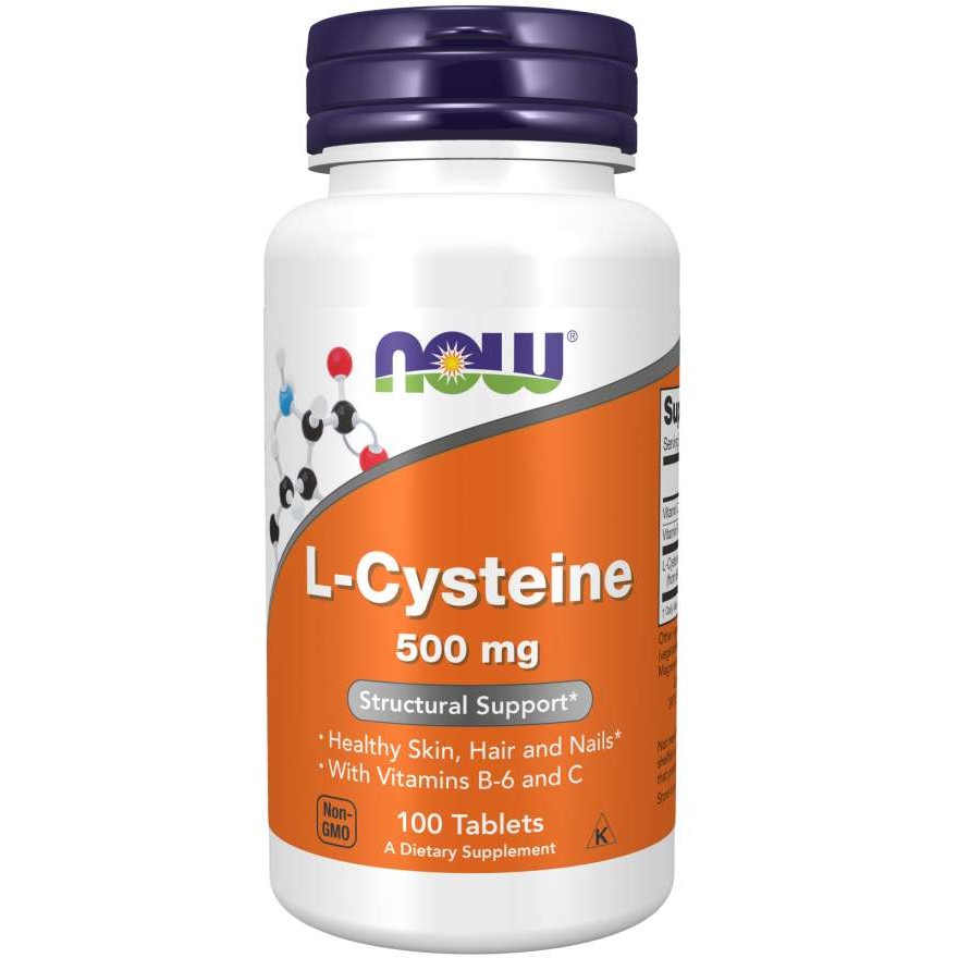 Jual Now Foods L-Cysteine 500 mg, 100 Tablets | Shopee Indonesia